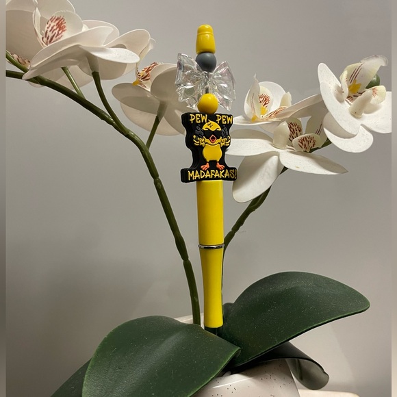 Toni Pens | Office | Yellow Novelty Pen With Duck Design | Poshmark